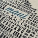 Maui Typography Map Throw Pillow 15x15 Linen - Etsy