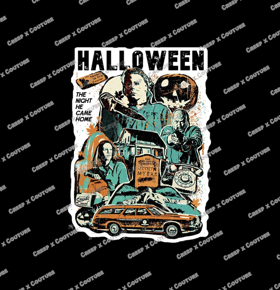Halloween 1978 Die-cut Permanent Vinyl Stickers Waterproof High Quality ...