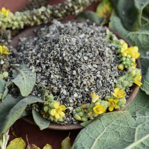 Mullein Leaves Organic | Create Your Own Herbal Mix | Herbal Blend | - Etsy