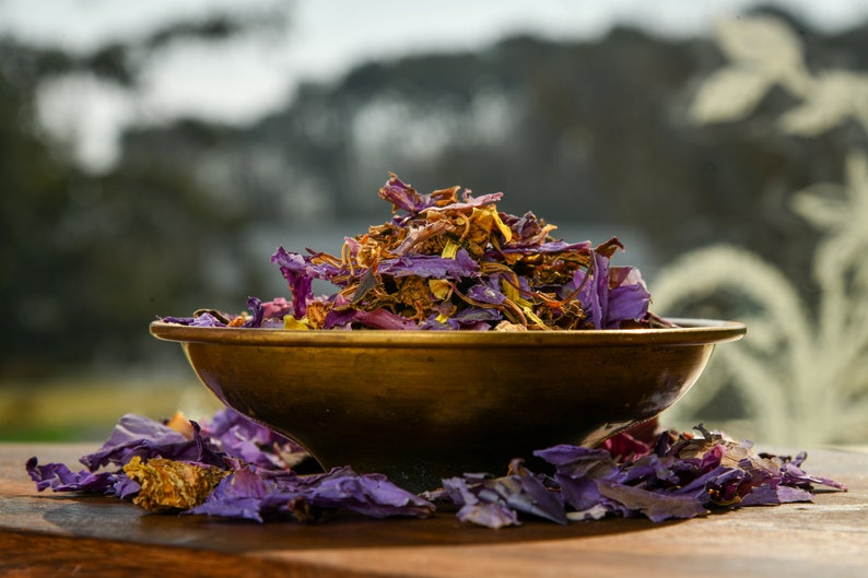 Organic Blue Lotus Flowers Resin Extract Powder X100 - Etsy