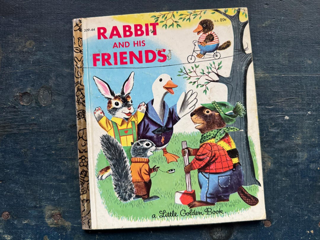1982 Rabbit and His Friends | A Little Golden Book | by Richard Scarry ...