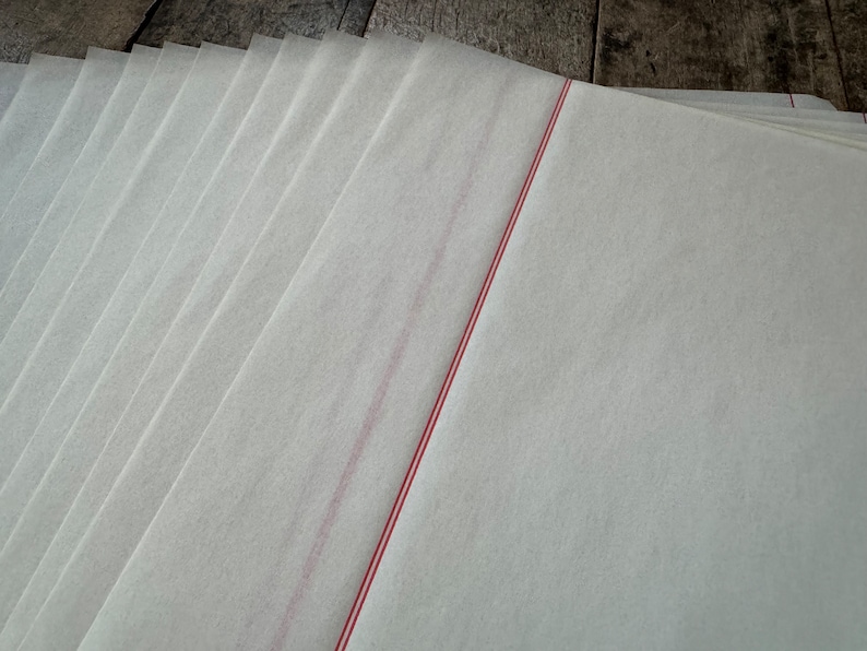Vintage Strathmore Bond Onion Skin Paper - 10 Sheets | Paper Crafting ...