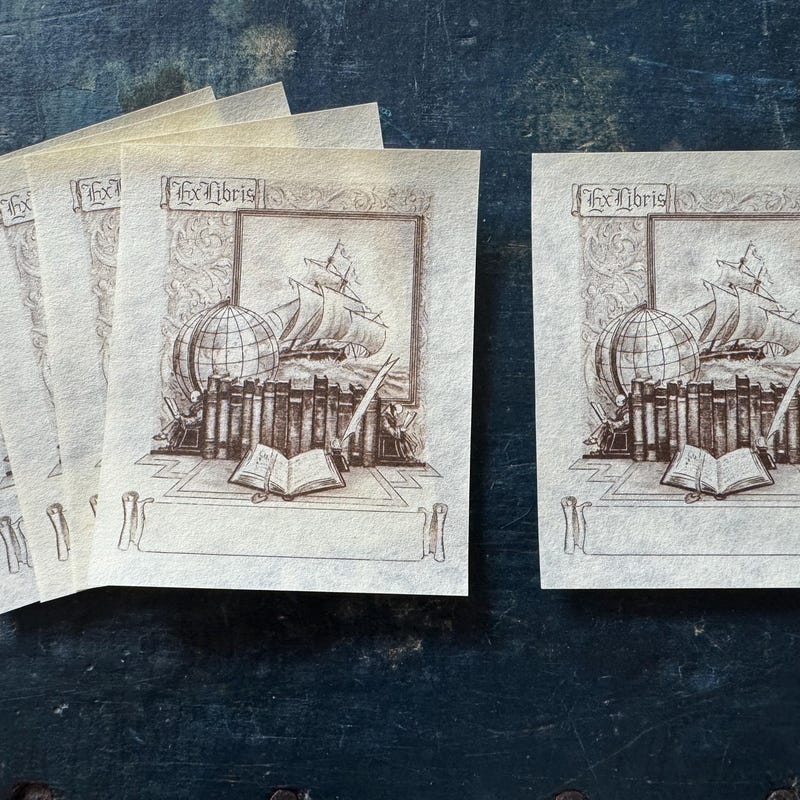 Ex Libris Bookplates - Etsy