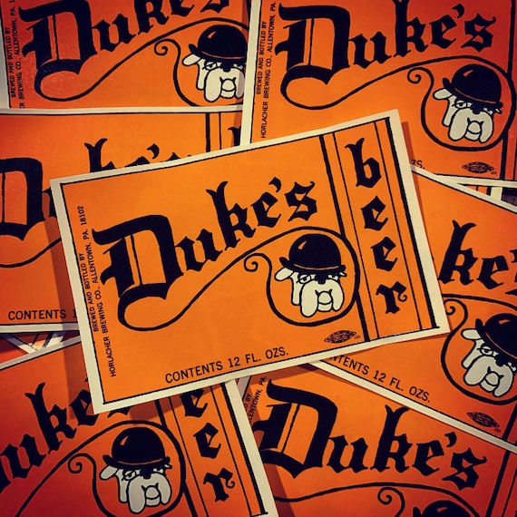 10 Vintage Duke's Beer Labels Paper Crafting Paper | Etsy