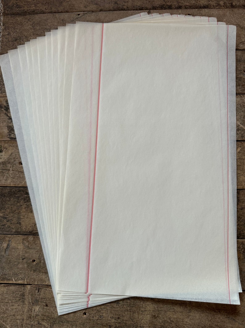 Vintage Strathmore Bond Onion Skin Paper - 10 Sheets | Paper Crafting ...