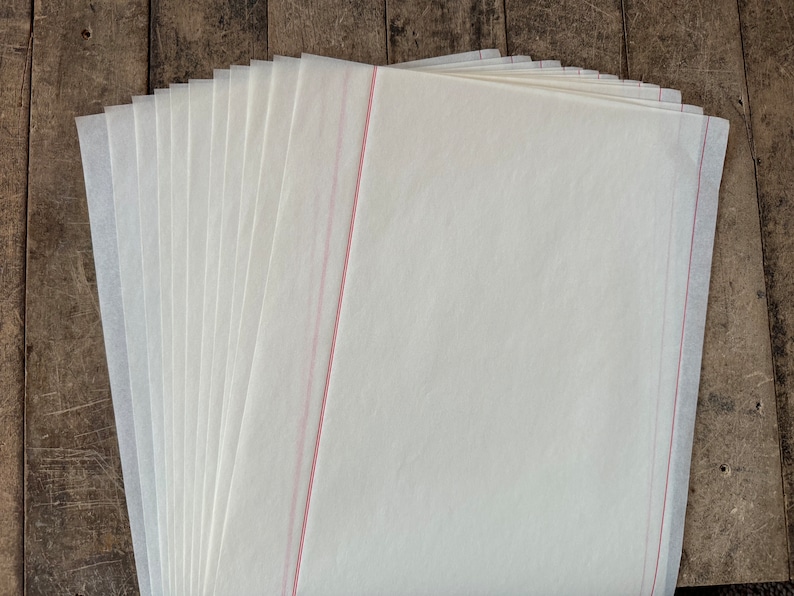 Vintage Strathmore Bond Onion Skin Paper 10 Sheets Paper Crafting Paper ...