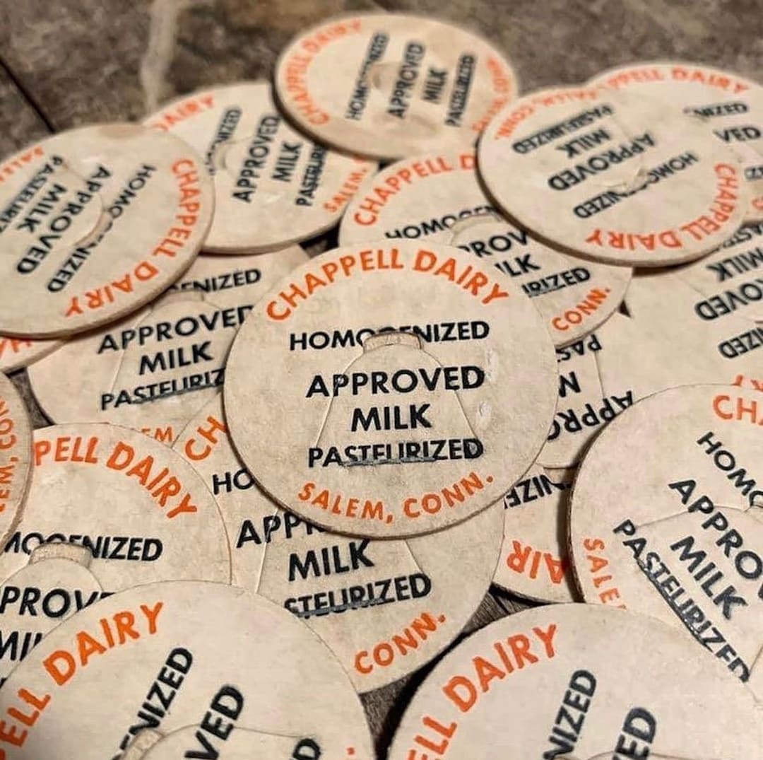 6 Vintage Chappell Dairy Milk Caps Paper Crafting Paper Ephemera Junk ...