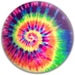 Tie Dye - Custom Mini Disc Golf Disc - Custom Disc Golf Marker ...