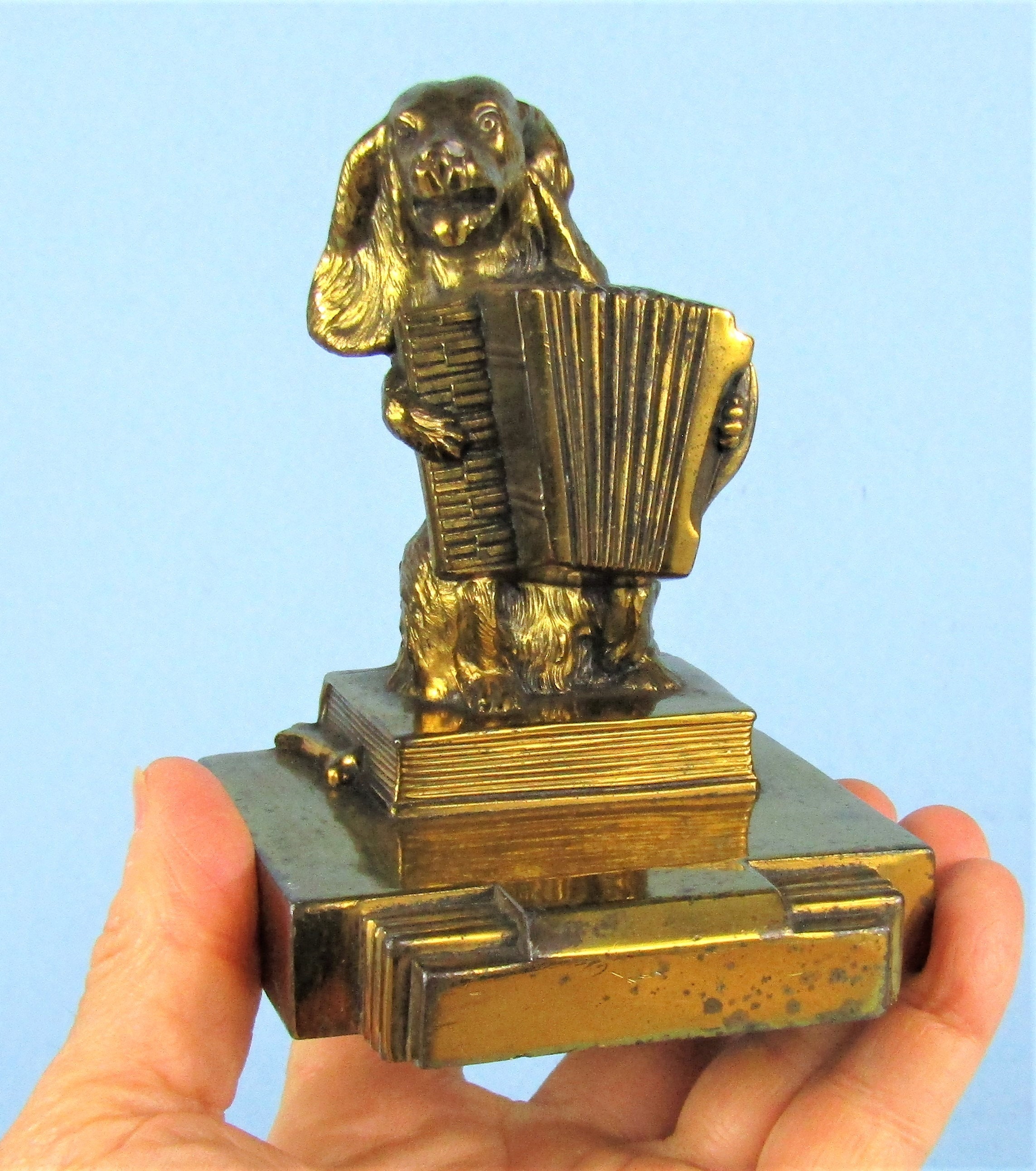 Vintage Jennings Brothers Cocker Spaniel Dog Playing the - Etsy
