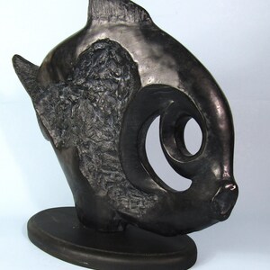 Mid-century Modern Fish Sculpture by Klara Sever Austin Prod Inc. 1970 ...