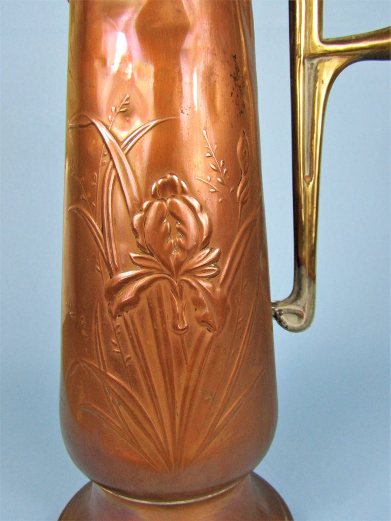 Gebruder Bing Nuremburg Antique Art Nouveau Jugendstil Copper - Etsy