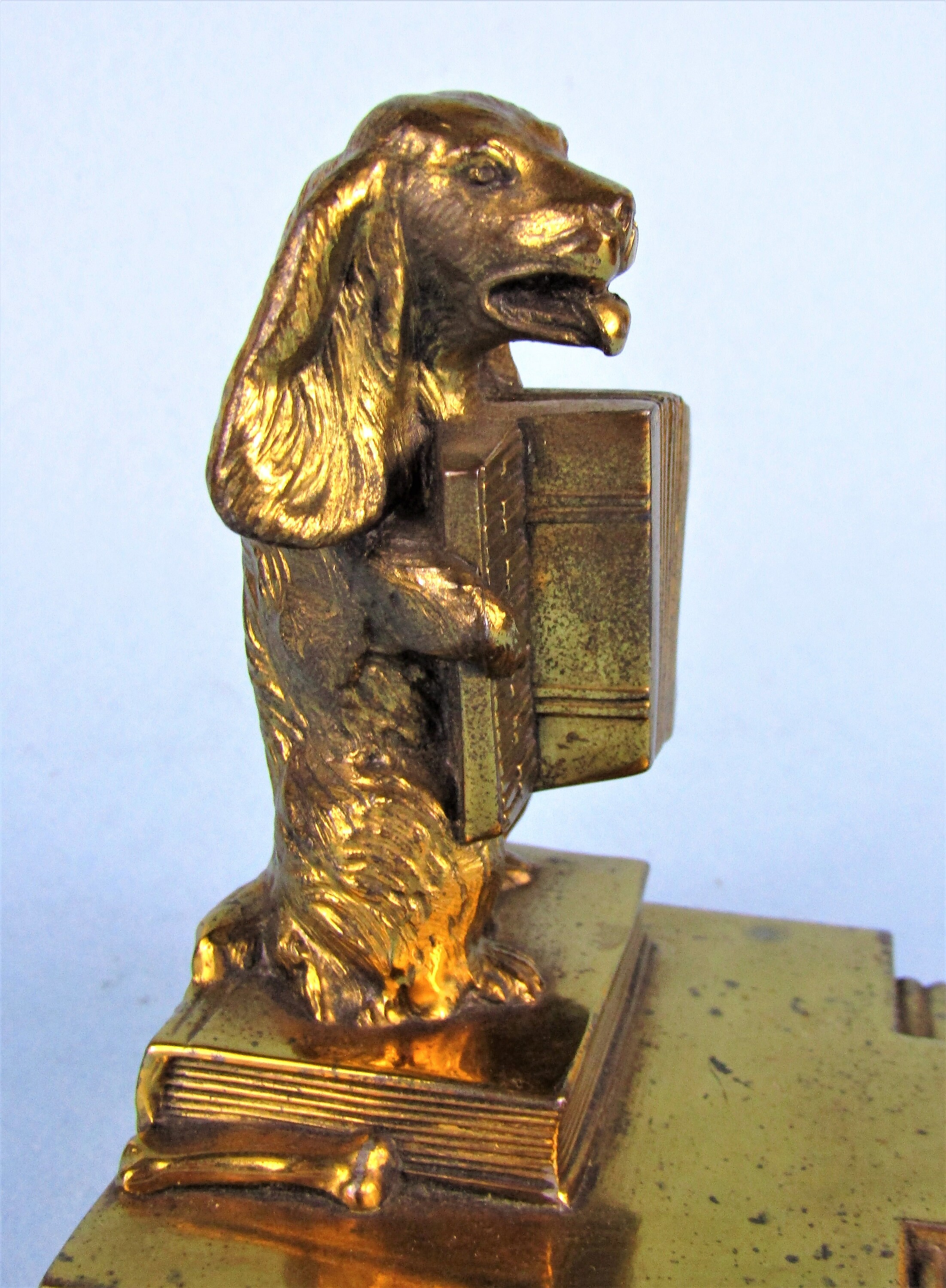 Vintage Jennings Brothers Cocker Spaniel Dog Playing the - Etsy