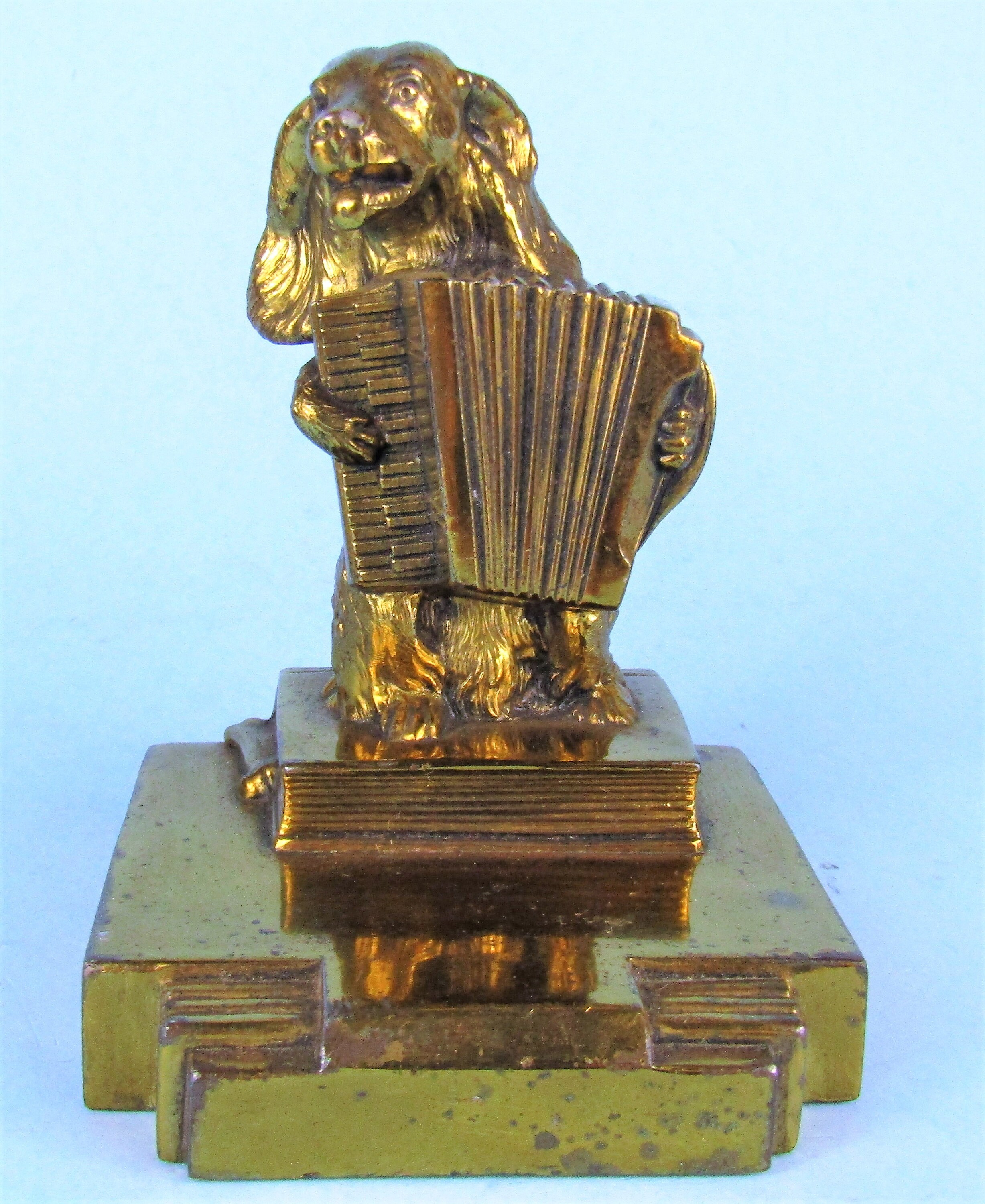 Vintage Jennings Brothers Cocker Spaniel Dog Playing the - Etsy