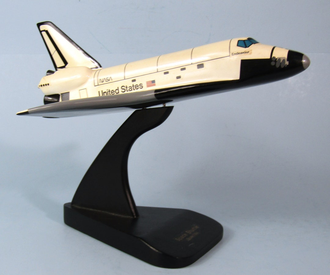 NASA Space Shuttle Endeavor 1/144 Scale Desk Model Wood Replica on ...