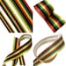 Rasta Reggae Single Side Satin Ribbon, Ribbon to Make Bows, Decorate ...