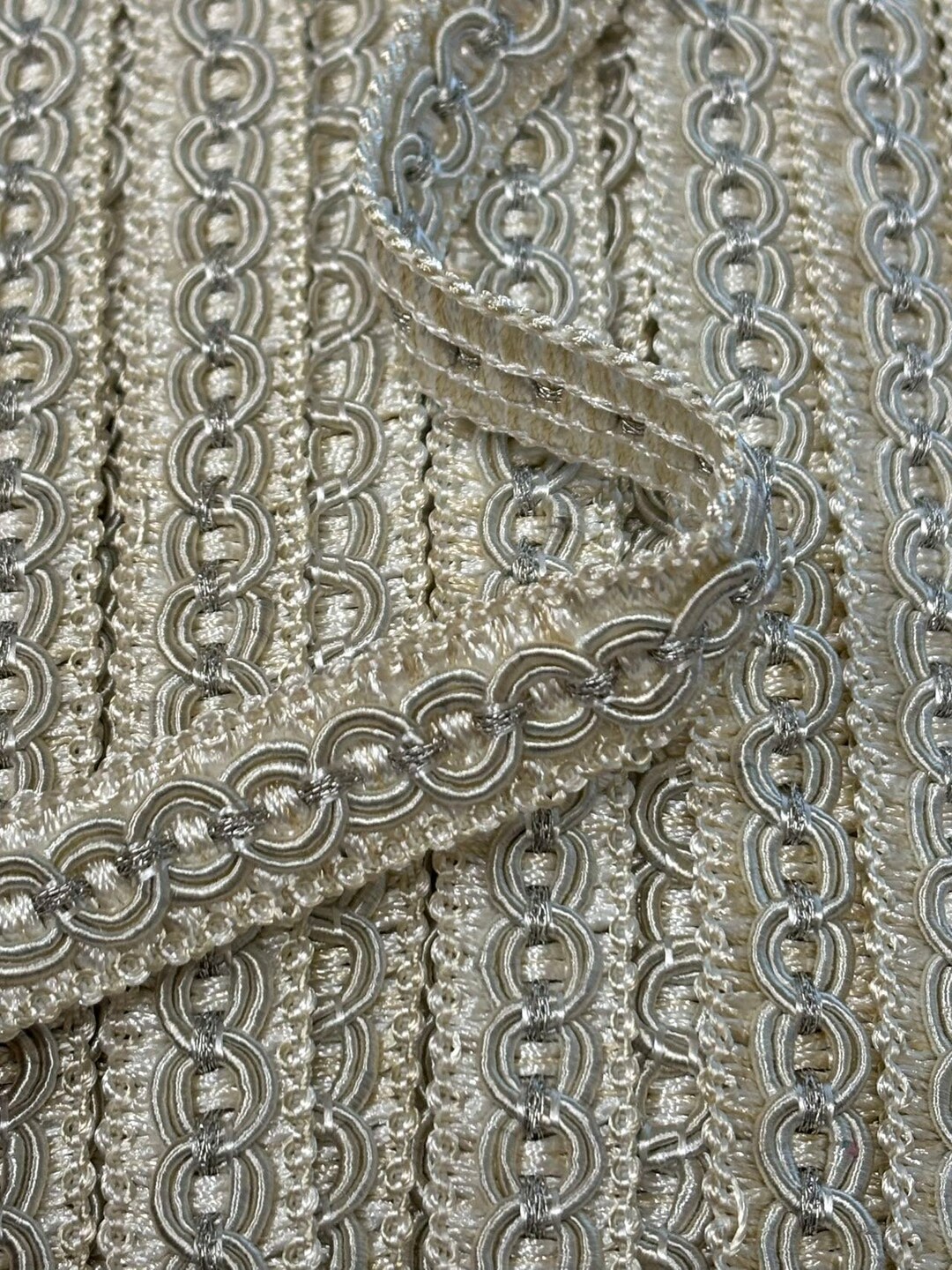 Gimp Braid Ivory Cream Trim Upholstery 16mm Wide Sold by Metre, up ...