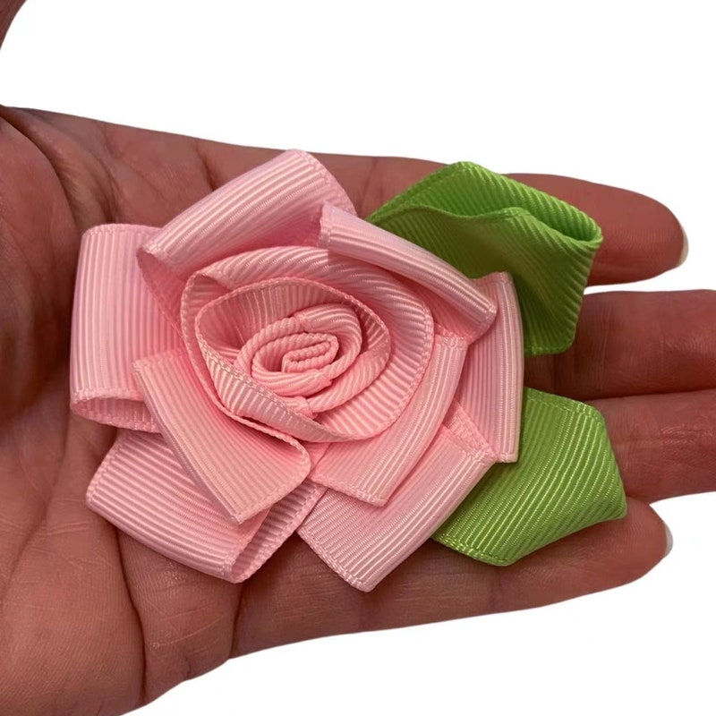 Pink Ribbon Roses - Etsy