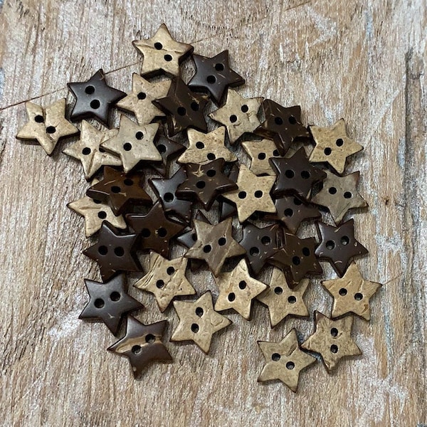 Star Shaped Buttons - Etsy