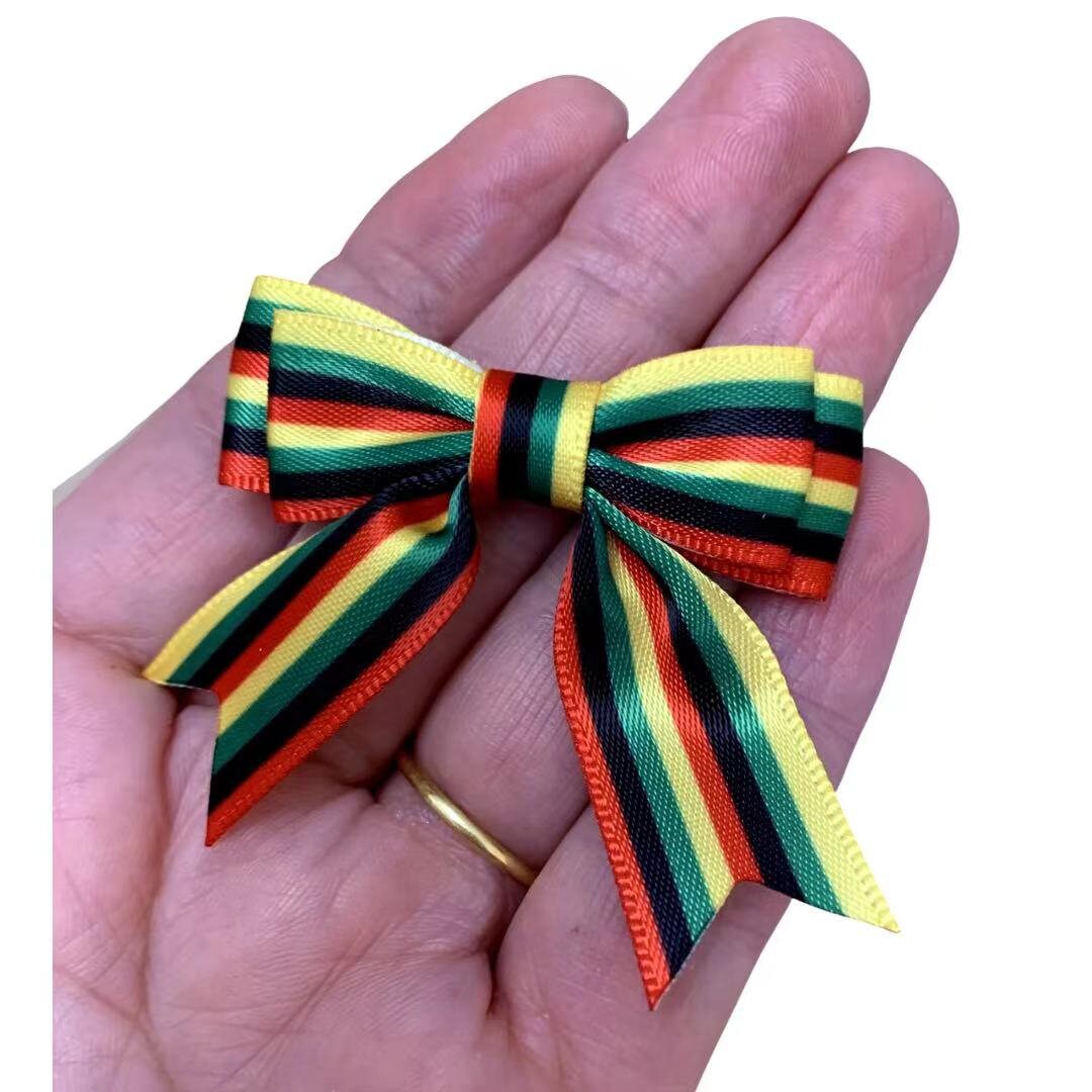 Rastafarian Inspired, 2 Inch, Made With 16mm Wide Ribbon , Rasta Double ...