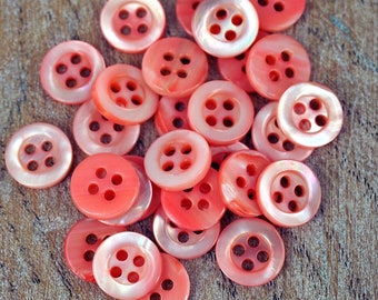 Baby Pink Buttons - Etsy