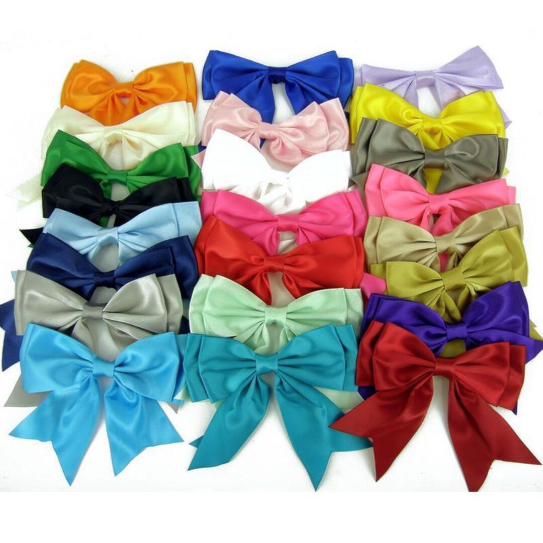 Giant Tree Bows, Big Size 5 Inch, Made With 50mm Wide Ribbon , Double ...