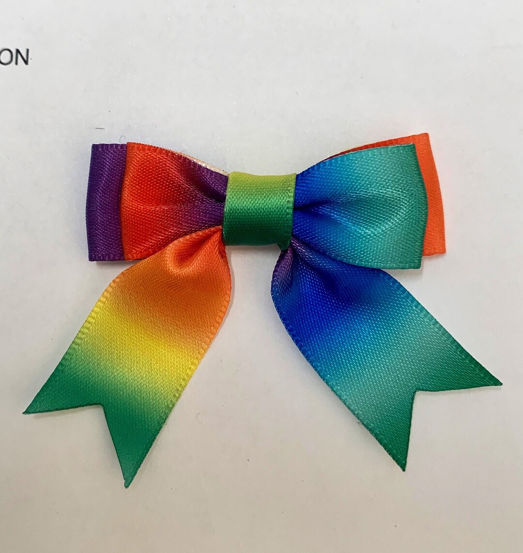 Gay Pride, 2 Inch, Made With 16mm Wide Ribbon , NHS , Rainbow Double ...