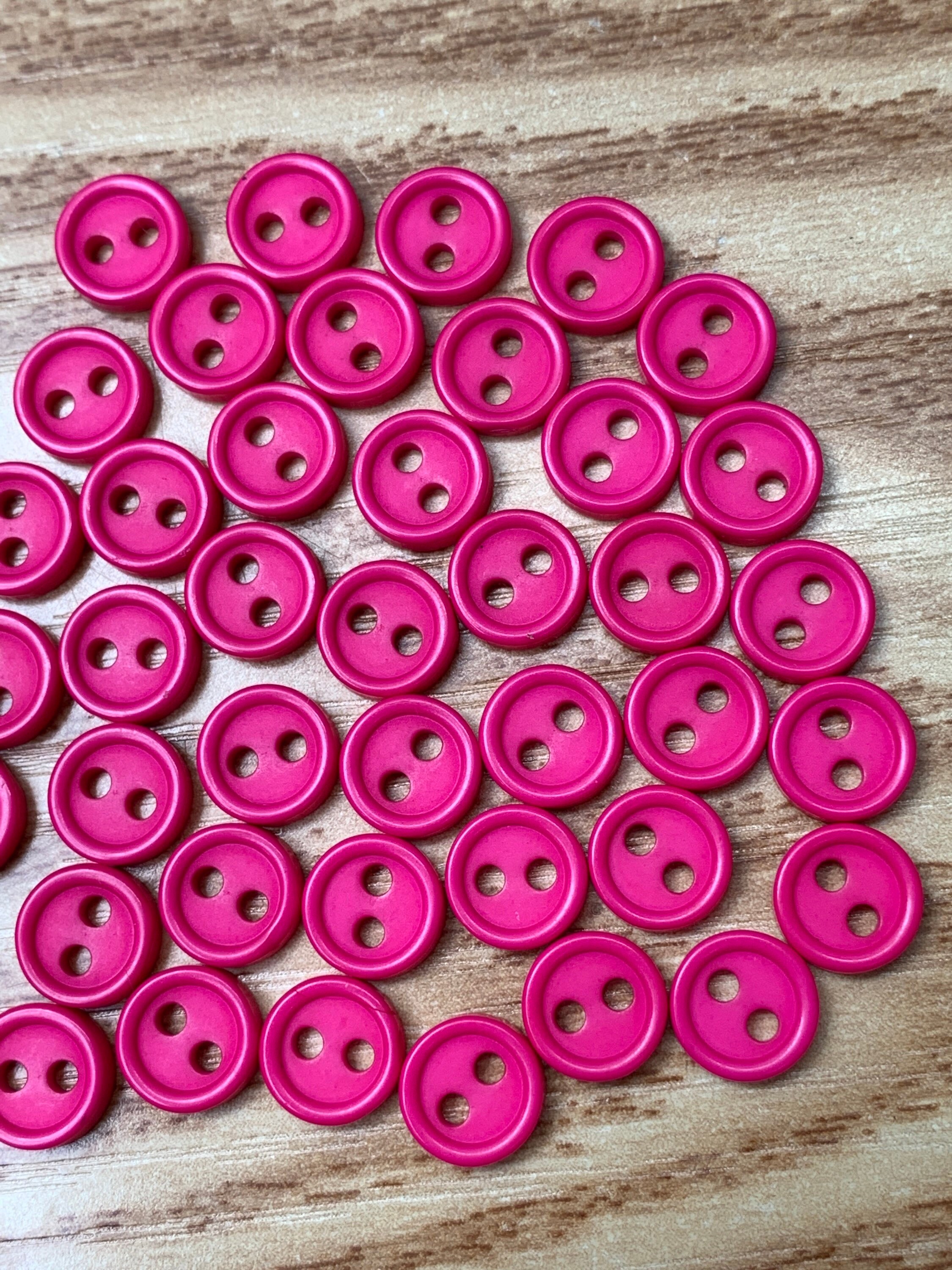 7mm Round Craft Micro Buttons Tiny Small Mini Plastic Dolls | Etsy