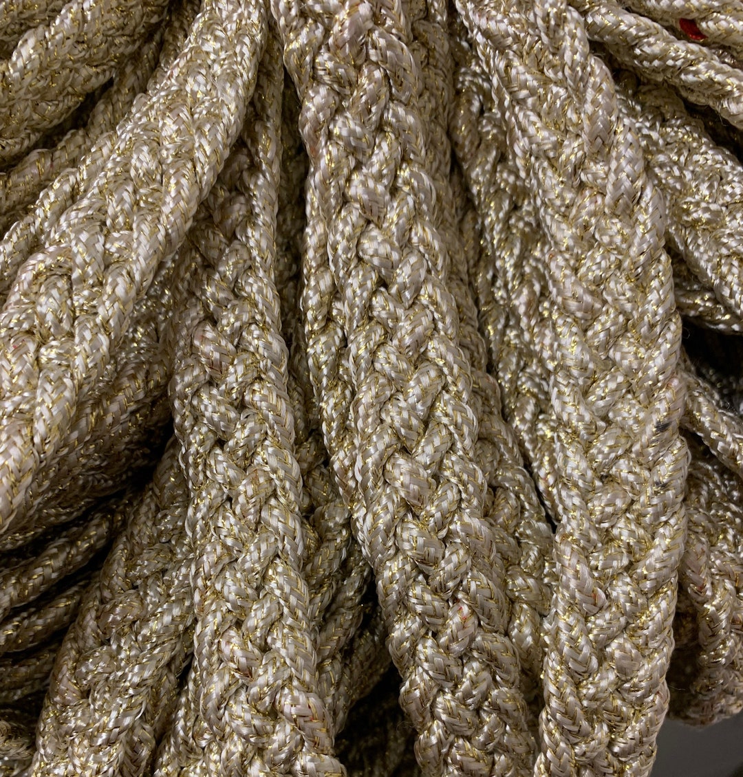 Gold Plaited Braid Trim Upholstery, Decorative Trimming , 20mm Wide ...