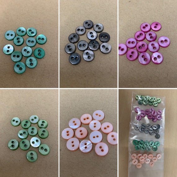 12 Pcs of Freshwater Shell Buttons Sewing Crafts Scrap - Etsy
