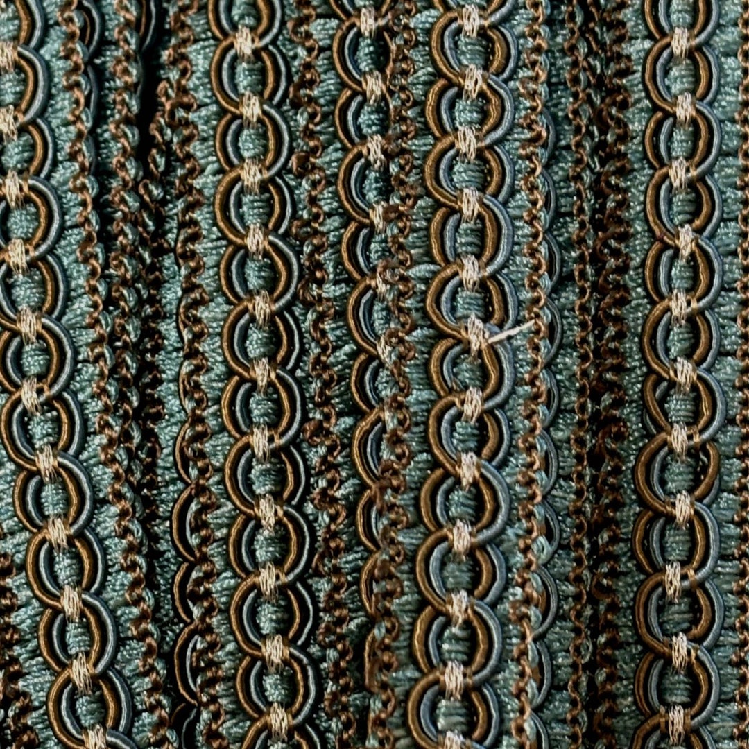 Blue Teal Gimp Braid Trim: 16mm Upholstery Border, Sold by Metre - Etsy