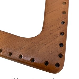 Bag Handles Large Pair of V Shaped Dark Wood Making Bags Craft , Sewing ...