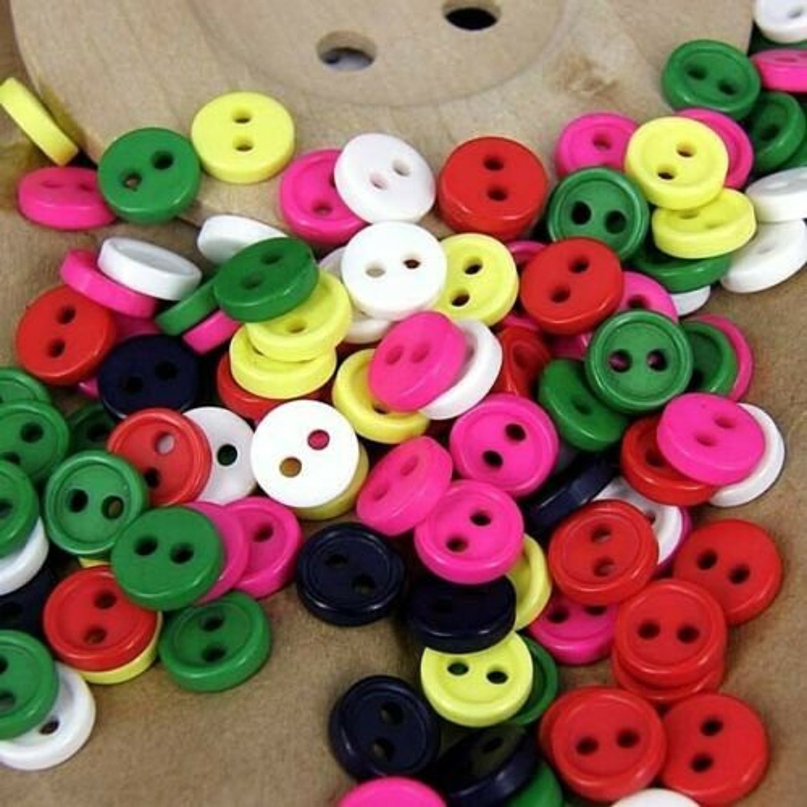7mm Round Craft Micro Buttons Tiny Small Mini Plastic Dolls - Etsy UK