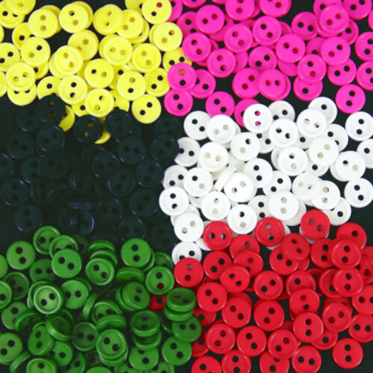 7mm Round Craft Micro Buttons Tiny Small Mini Plastic Dolls - Etsy UK