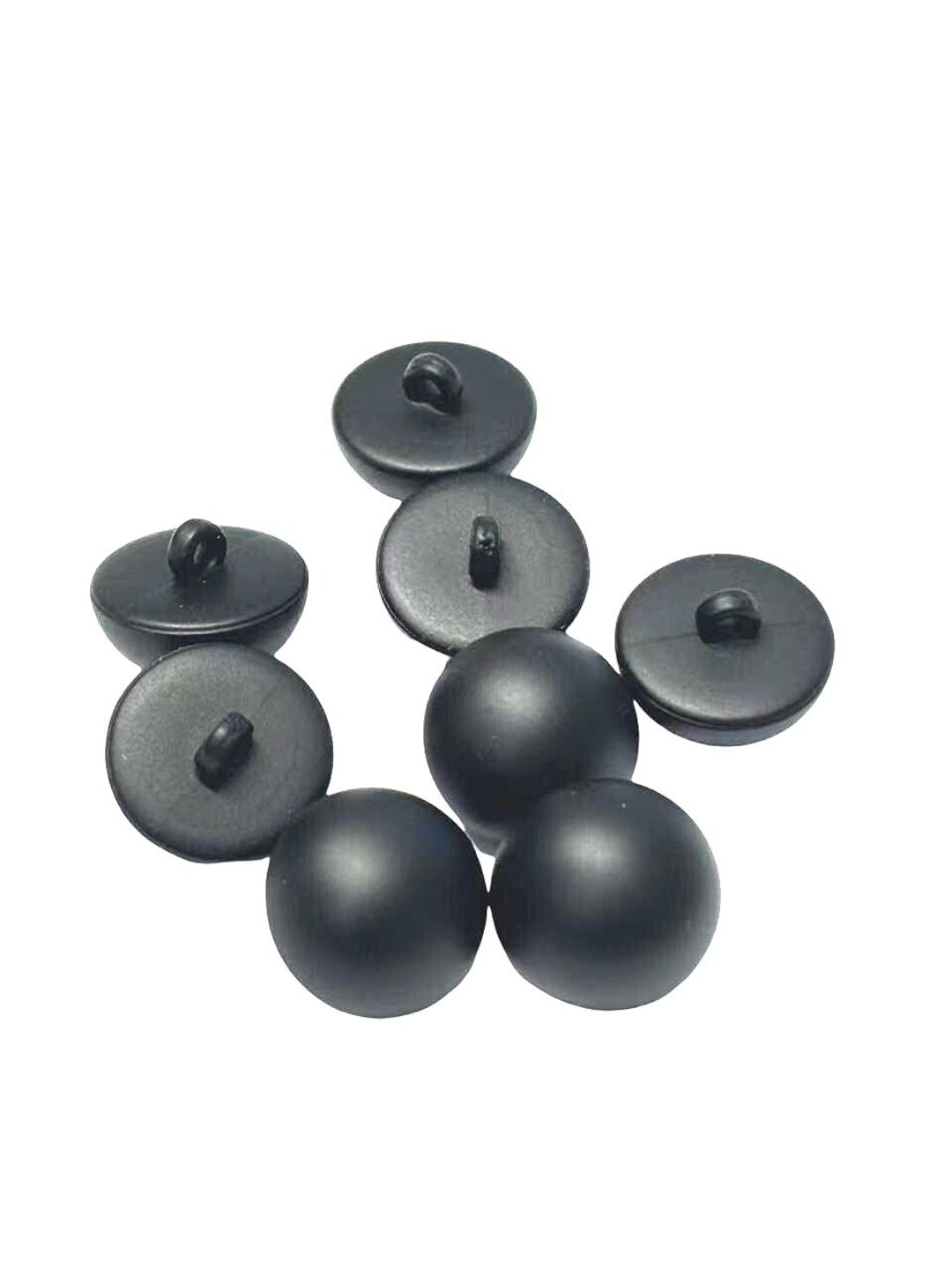 Matt Black Half Ball Shank Buttons: Puppet Eyes, 10-15mm Code B66 - Etsy