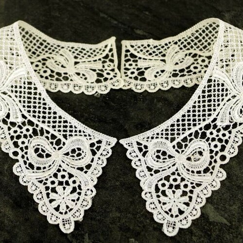 White Lace Collar - Etsy
