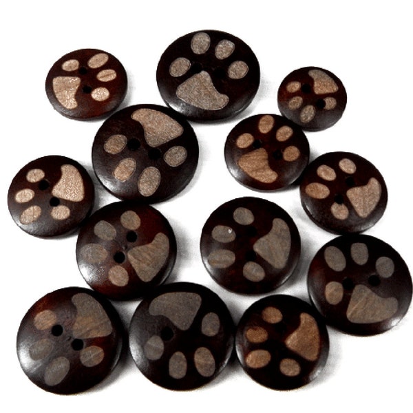 Brown Buttons - Etsy