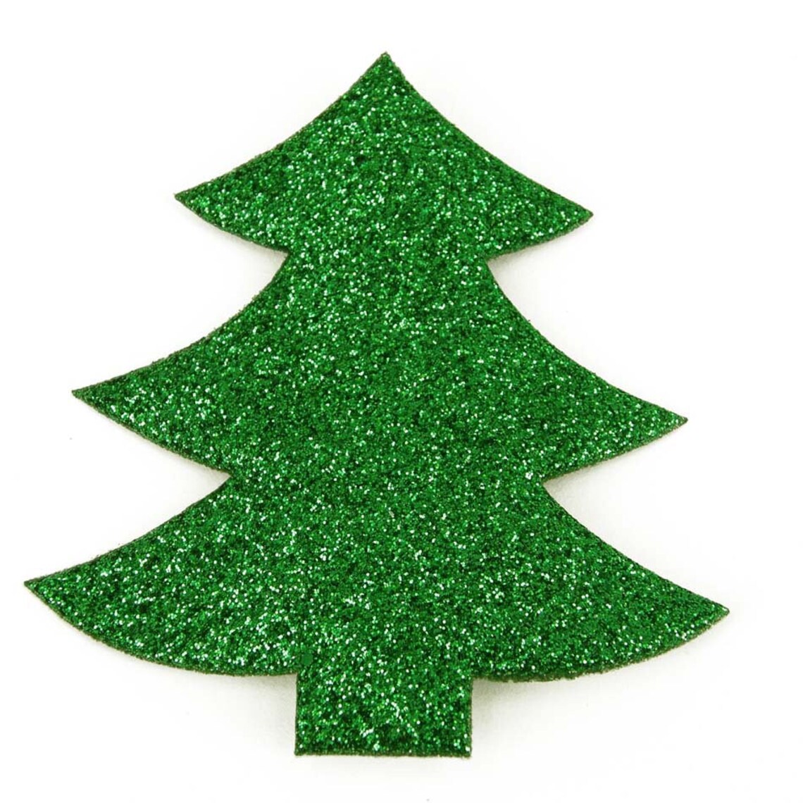 Green Glitter Trees for Cards & Decorations Ideal Kids Craft - Etsy
