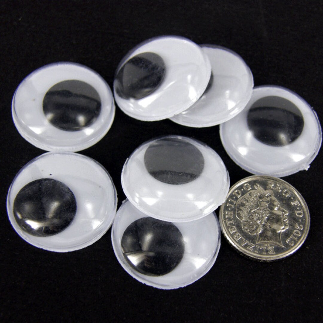 15mm Googly Eyes: Moving Wobbly Eyes for Crafting (50 per Pack) - Etsy UK