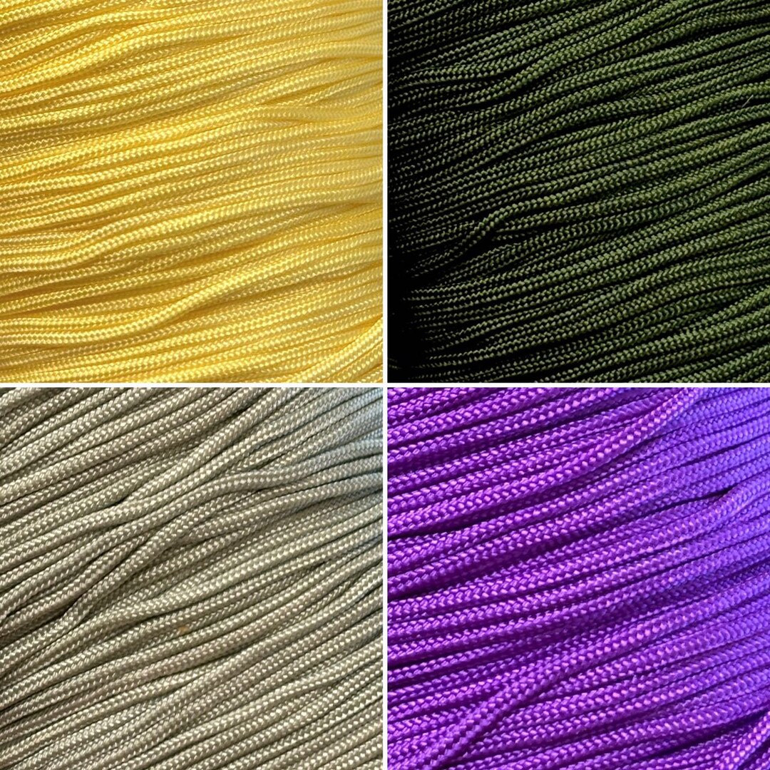 2mm Thickness X 10m of Braided Nylon Knotting Thread Bracelets Cord ...