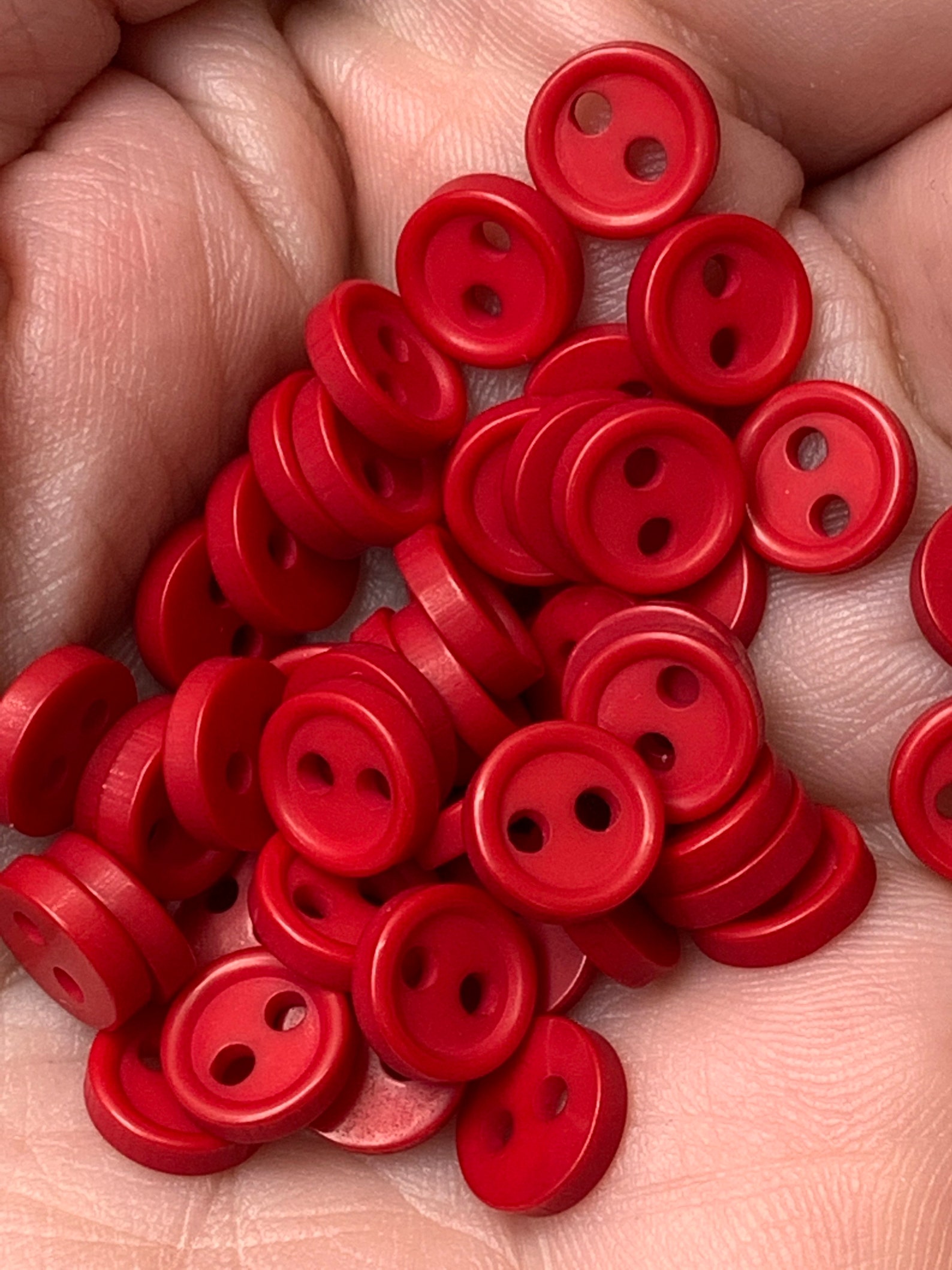 7mm Round Craft Micro Buttons Tiny Small Mini Plastic Dolls - Etsy UK
