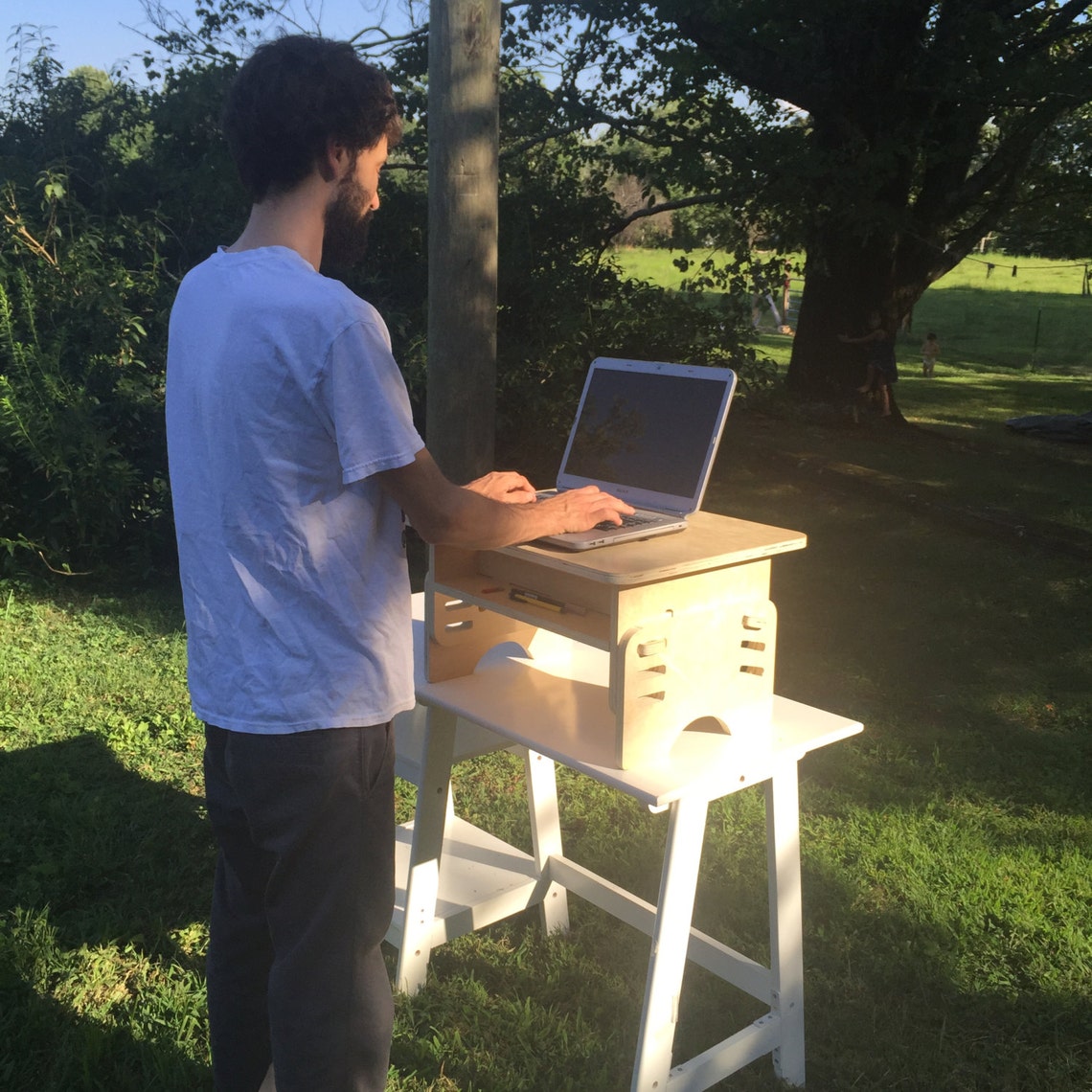 Adjustable Standing Desk Add On - Etsy