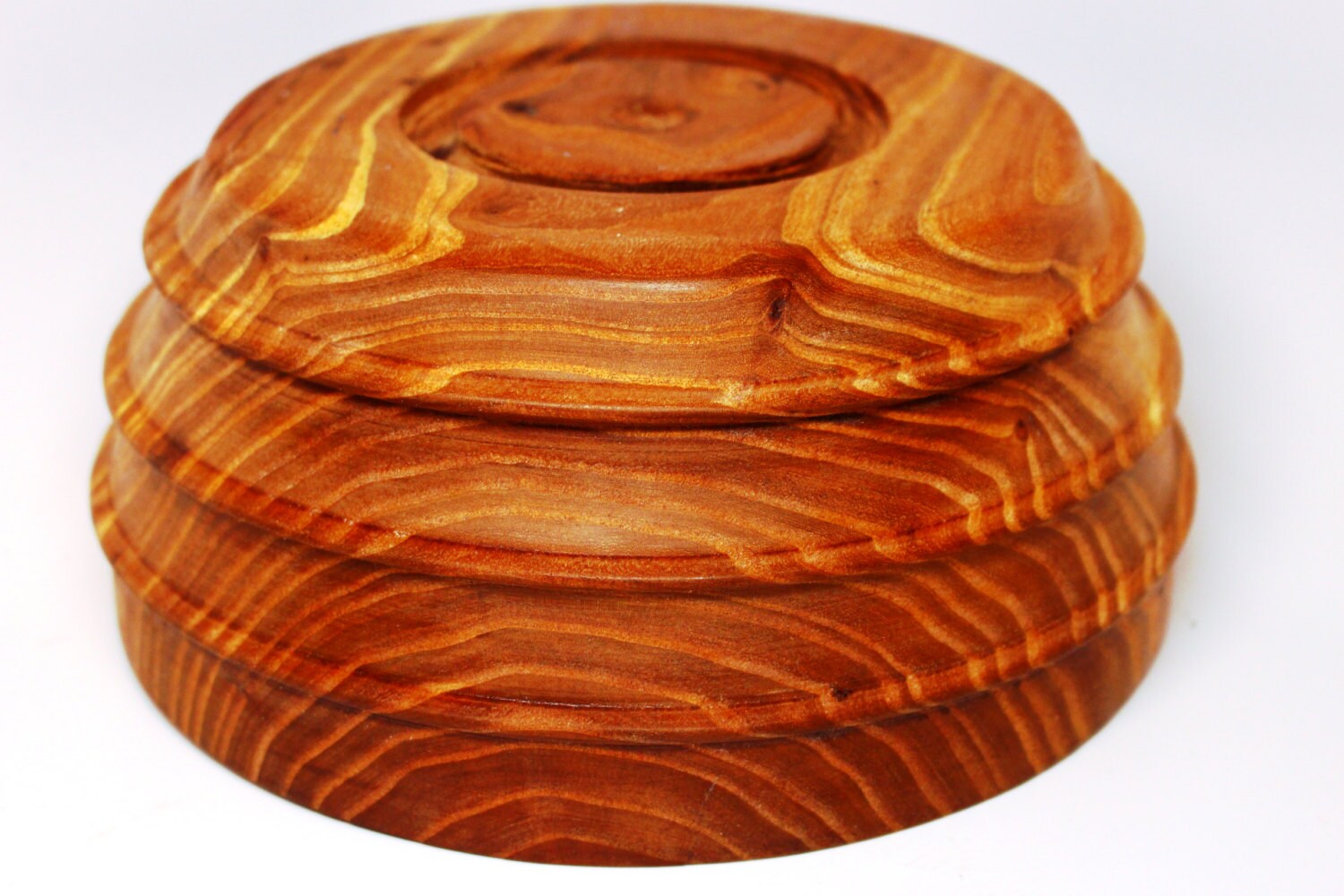 Beautiful Cypress Wood Bowl | Etsy