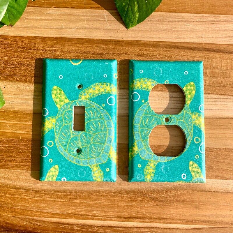 Sea Turtle Light Switch Cover - Etsy
