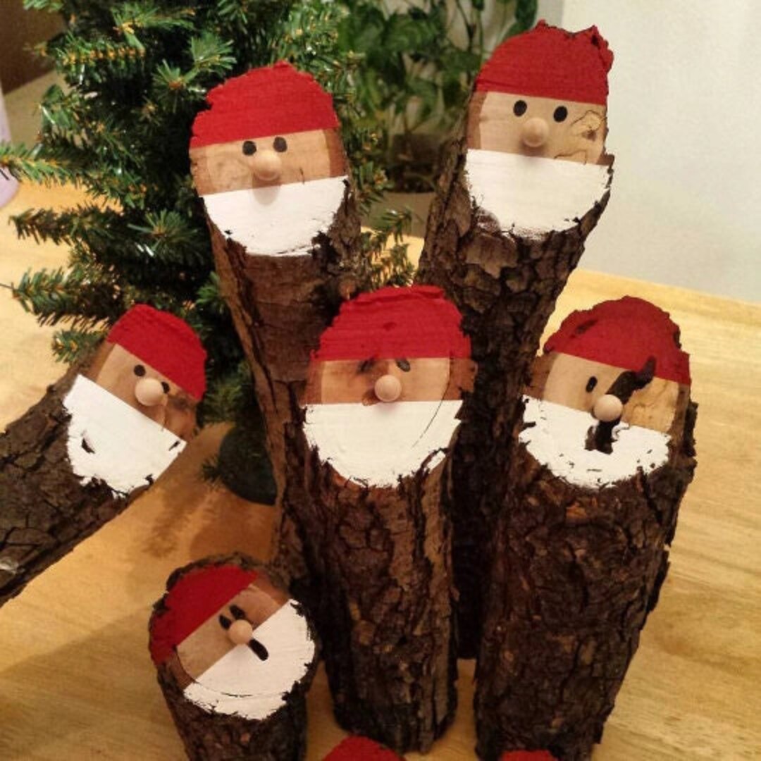 Santa Sticks - Etsy