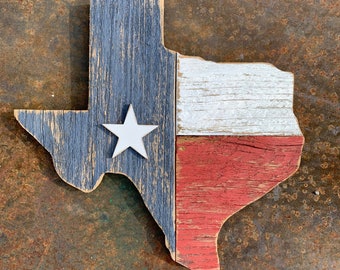 Wooden Texas Flag - Etsy