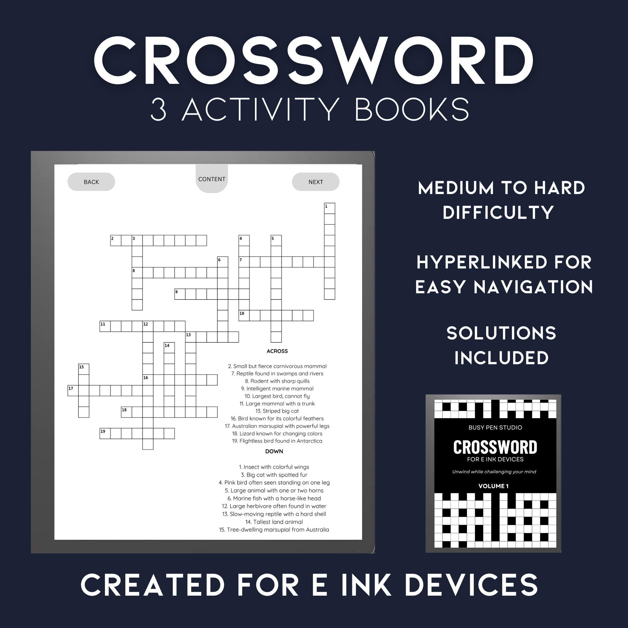 Puzzle Games for Kindle Scribe, Remarkable 2 Paper Pro, Supernote, Onyx ...