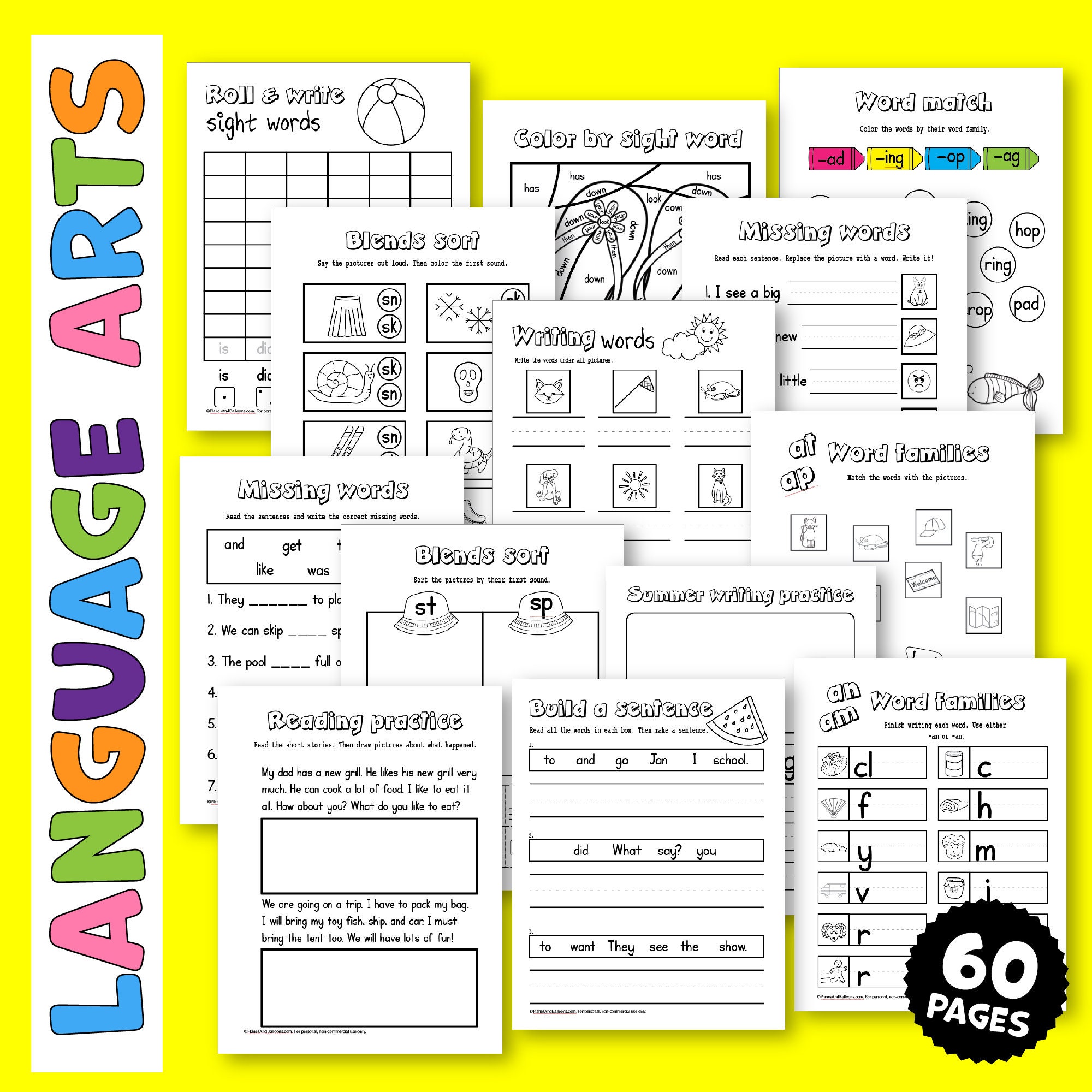 Kindergarten Summer Review | Kindergarten Workbook | Printable ...