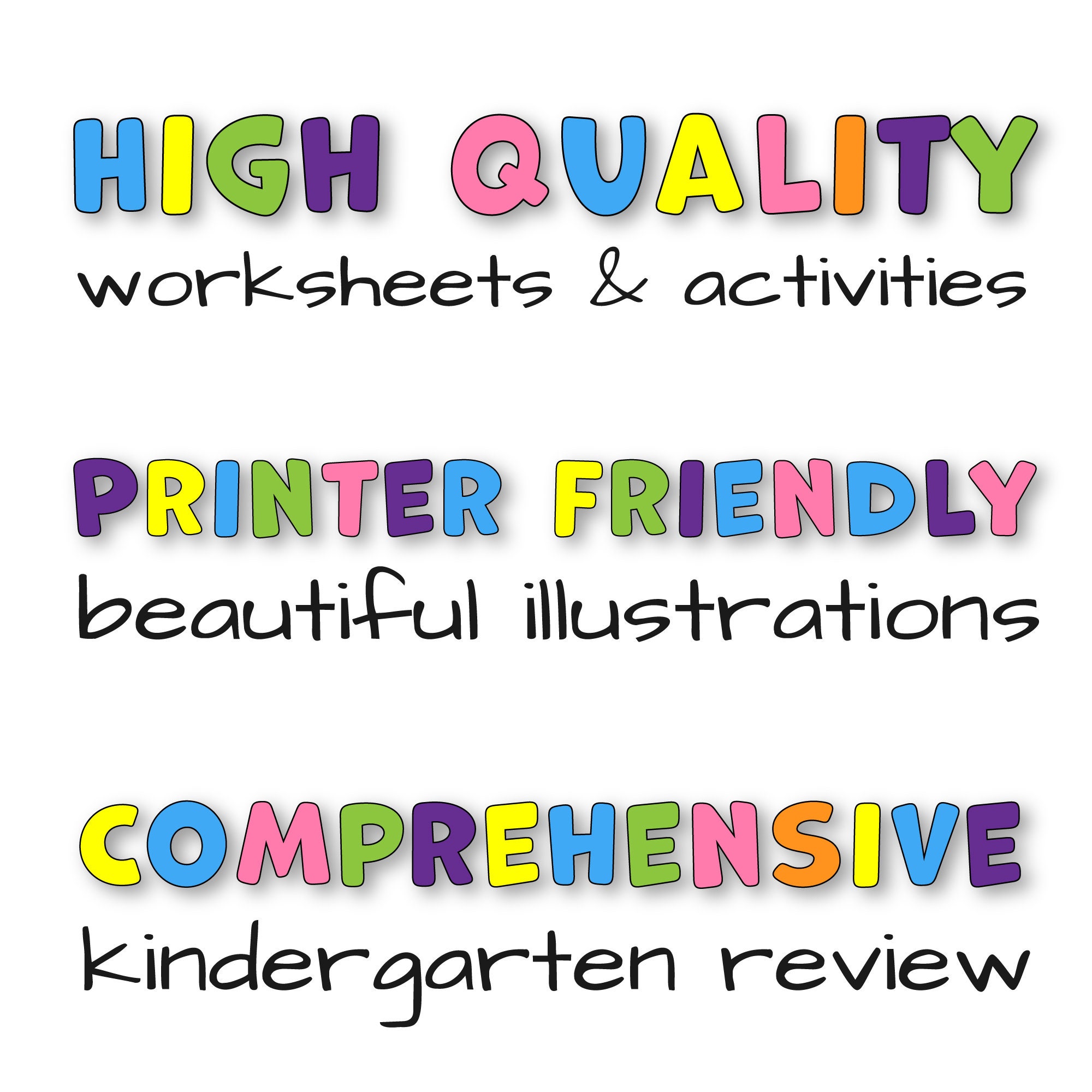 Kindergarten Summer Review | Kindergarten Workbook | Printable ...
