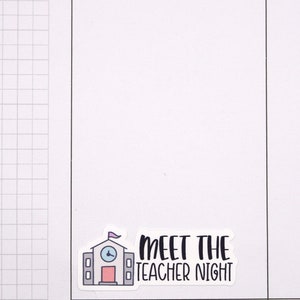 66 School Year Event Planner Stickers, School Stickers, Back to School ...