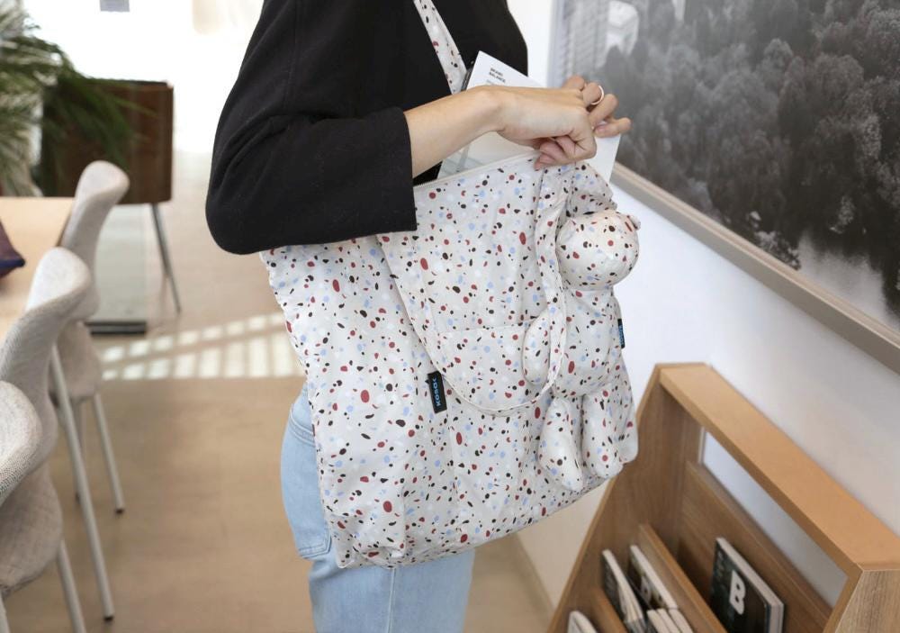 Bear Foldable Shoulder Bag (small) - Etsy